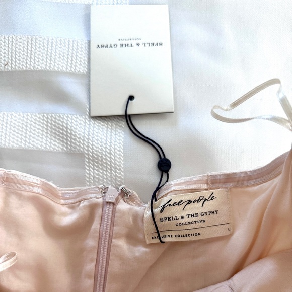 Spell | Dresses | Nwt Spell Designs Mini Bustier Top Mini Strapless Dress Polka Dots Layered ...